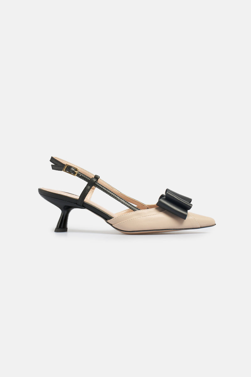 SLINGBACK WITH SAMARA BOW – Mbnoor